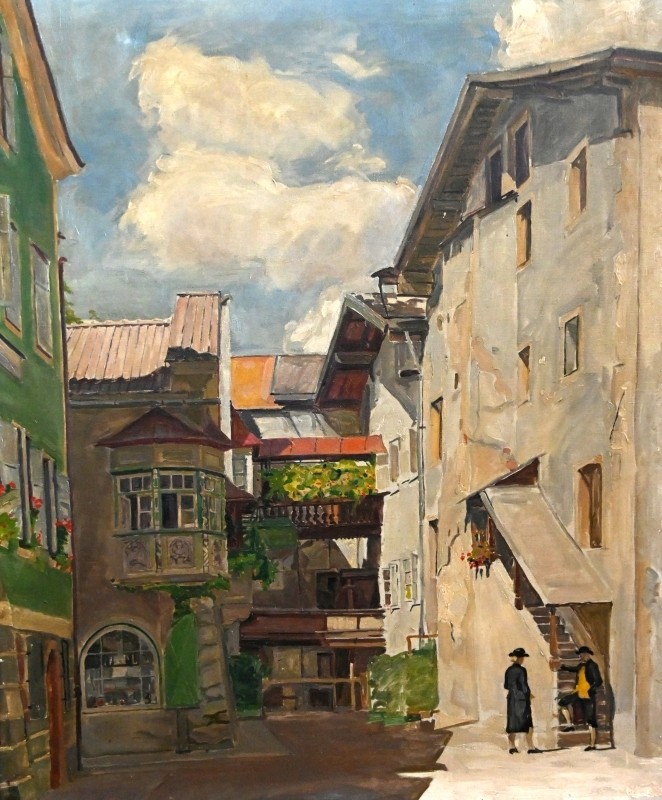 288. Kunst- und Antiquitätenauktion | LIEBEL "Rattenberg, Malerwinkel ...