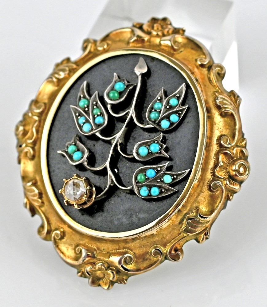 292. Kunst- und Antiquitätenauktion | OVALE BROSCHE