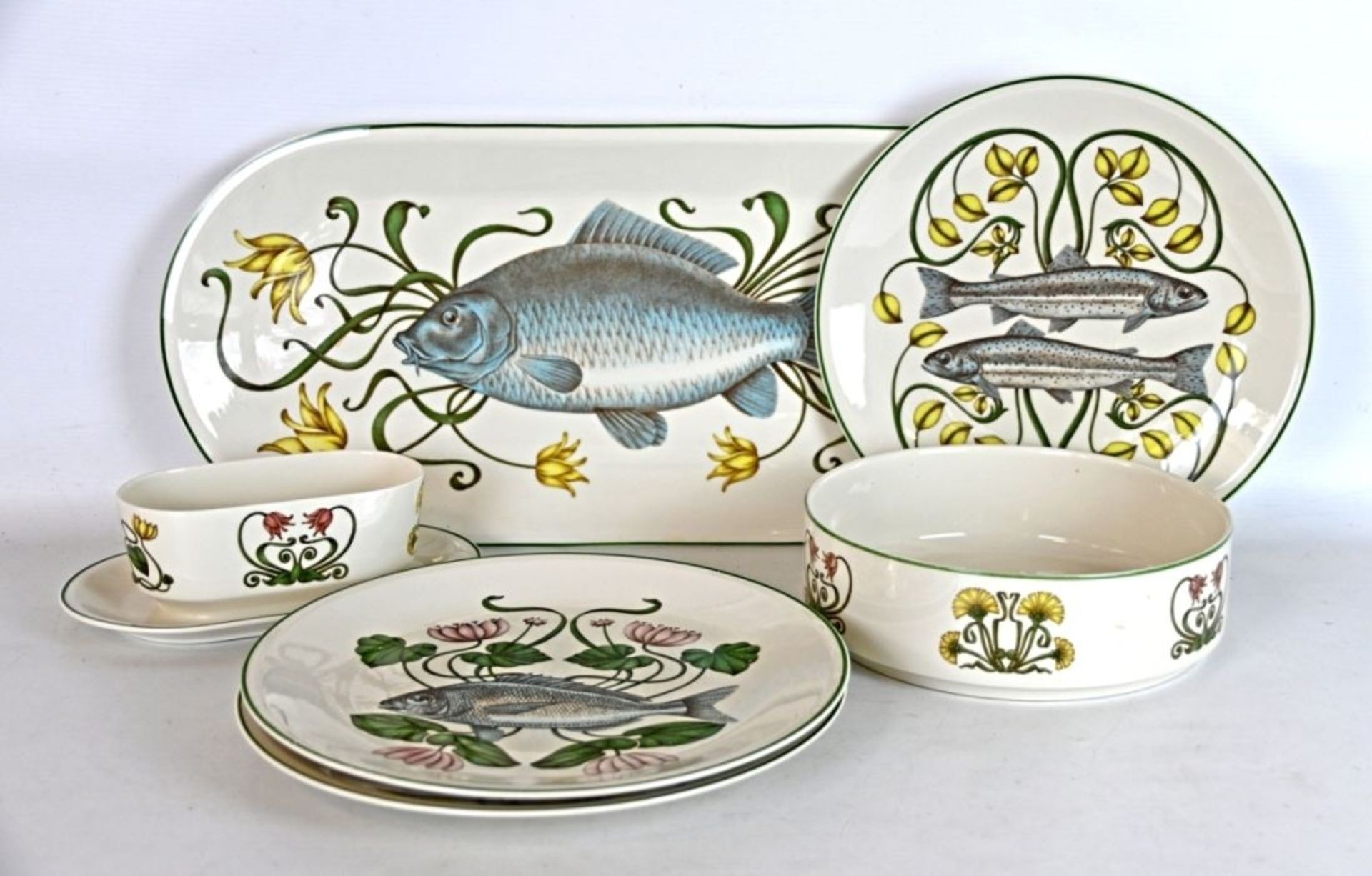 294. Kunst- und Antiquitätenauktion | FISCHSERVICE Villeroy & Boch